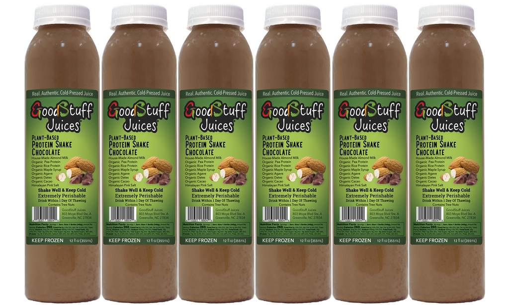 Plant-Based Protein Shake Chocolate – GoodStuff Juices