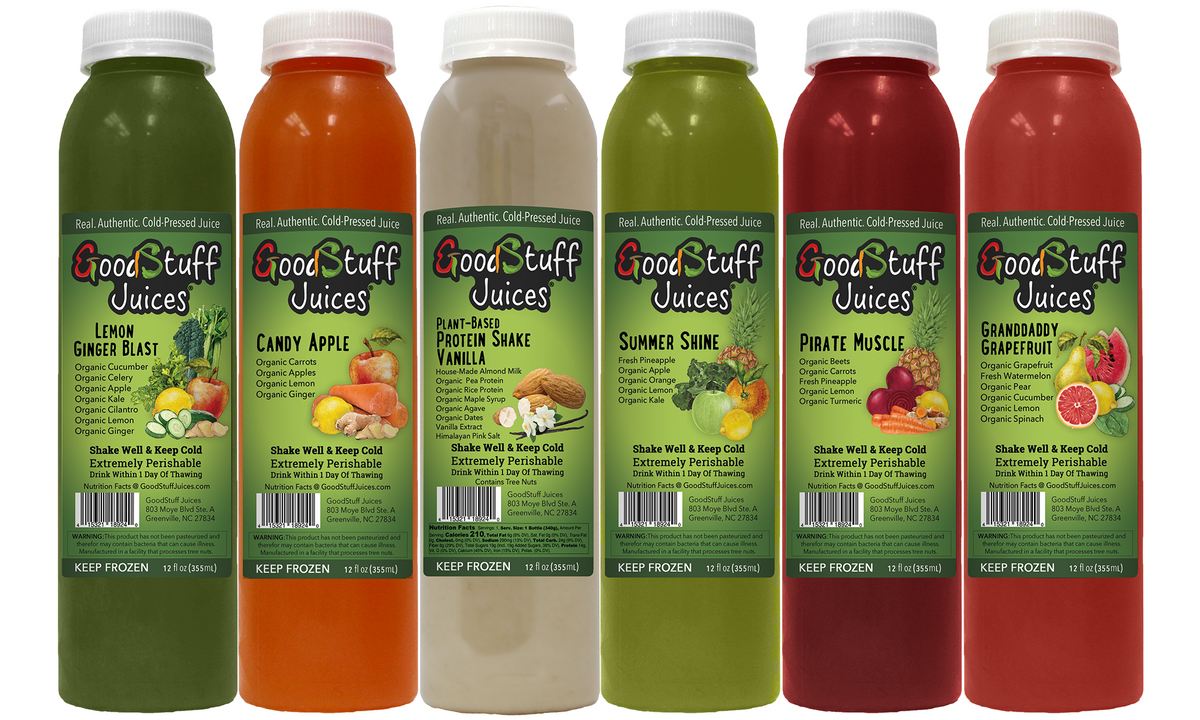 GoodStuff Juices | Organic Cold Pressed Juice Delivery